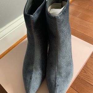 Shoe Dazzle | Shoes | Nib Slate Bluegrat Booties | Poshmark